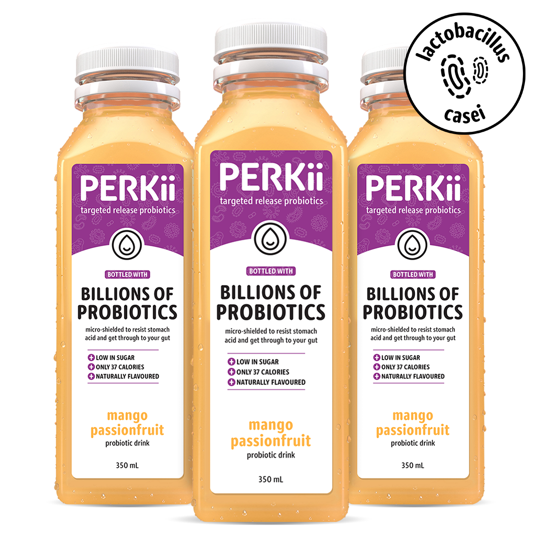 350mL 8 x Mango Passionfruit – Perkii Probiotics